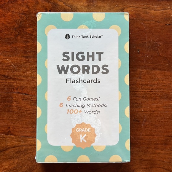 Think Tank Scholar | Other | Think Tank Scholar K Sight Words Flash ...